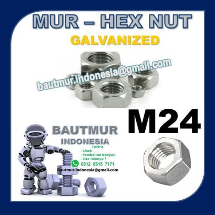 Jual MUR M24 GALVANIS KUNCI GI C-53 36 ISI 5PCS | Shopee Indonesia