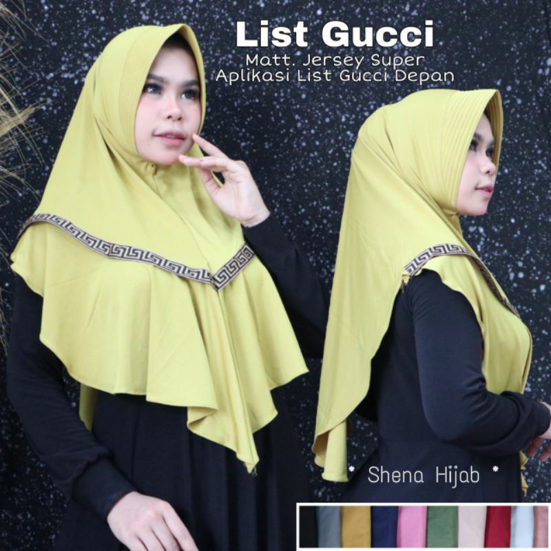 Jual List Gucci by Shena Hijab | Shopee Indonesia