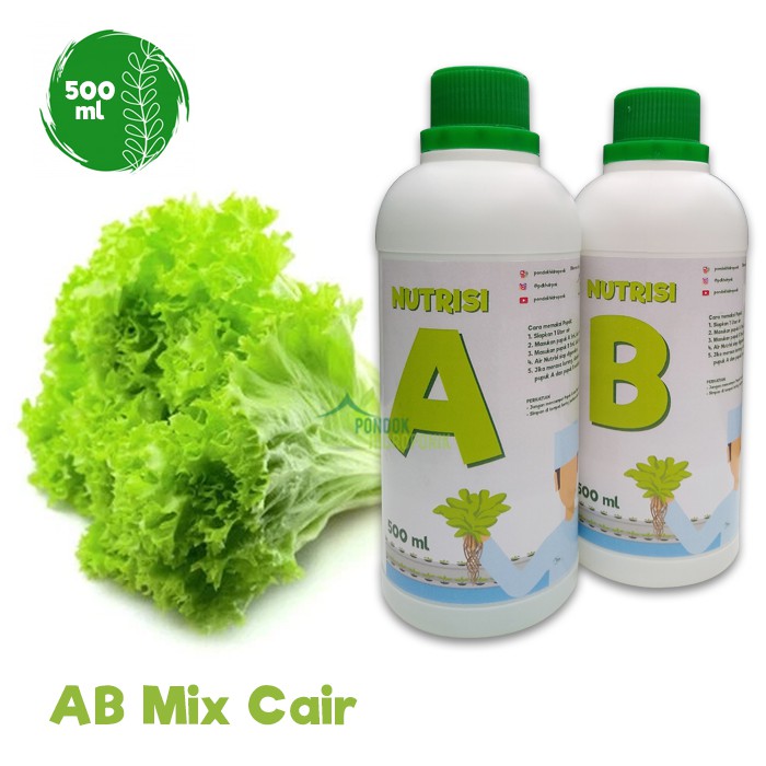 Jual Nutrisi AB Mix - ABMix - Hidroponik 500ml | Shopee Indonesia