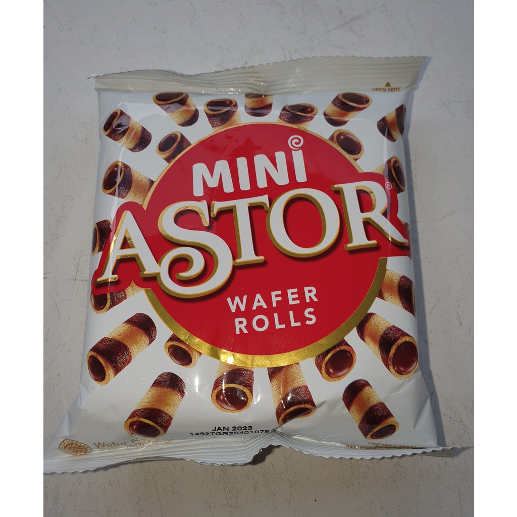 Jual ASTOR MINI WAFER ROLLS 20 gr - PCS | Shopee Indonesia