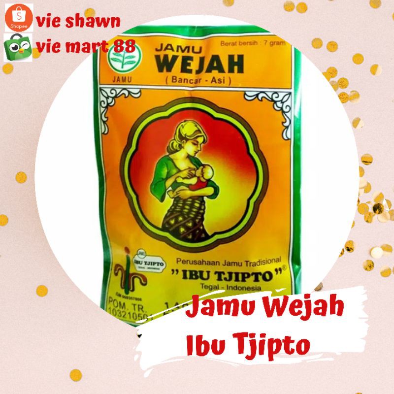 Jual JAMU WEJAH TRADISIONAL IBU TJIPTO 1 PACK | Shopee Indonesia