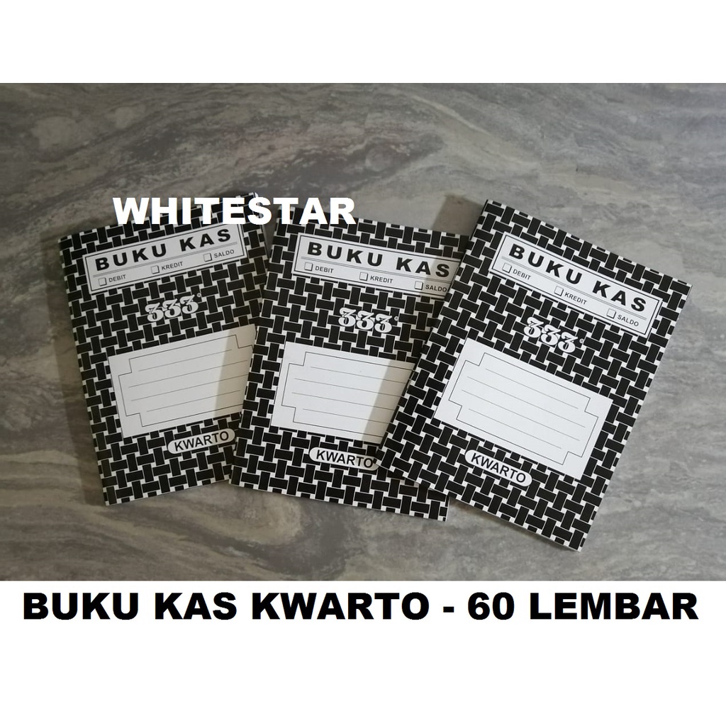Jual buku kas 333 uk. / ukuran quarto - 60 lembar | Shopee Indonesia
