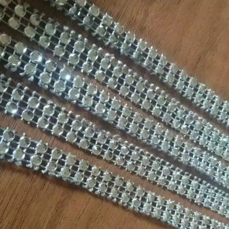 Jual diamond tikar kopong 2 baris, harga permeter | Shopee Indonesia