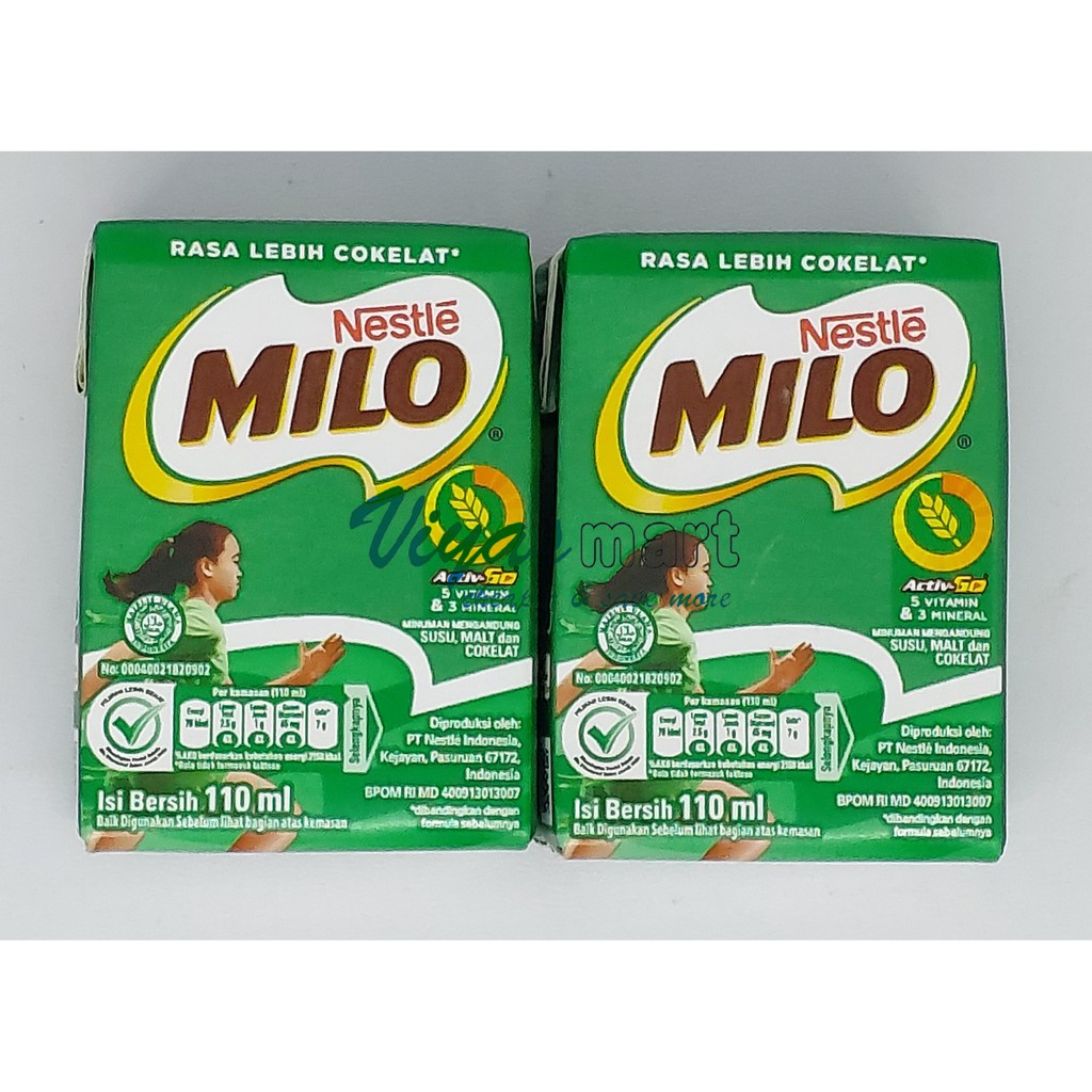 Jual Milo Susu Cair UHT / Susu Kotak 110ml | Shopee Indonesia