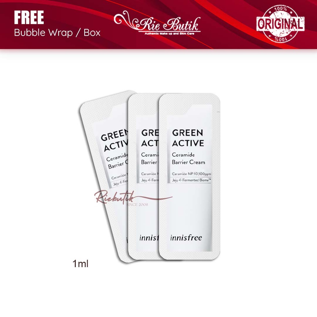 Jual Innisfree SAMPLE Green Active Ceramide Barrier Cream 1ml | Shopee ...