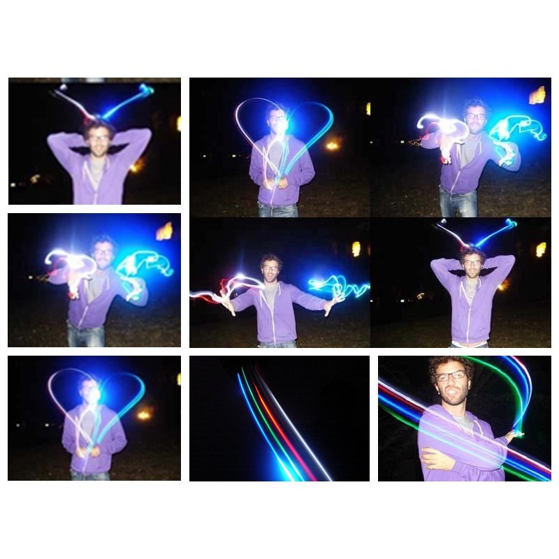 Jual laser finger beams 1 pak isi 4 magic light led nyala lampu beam ...