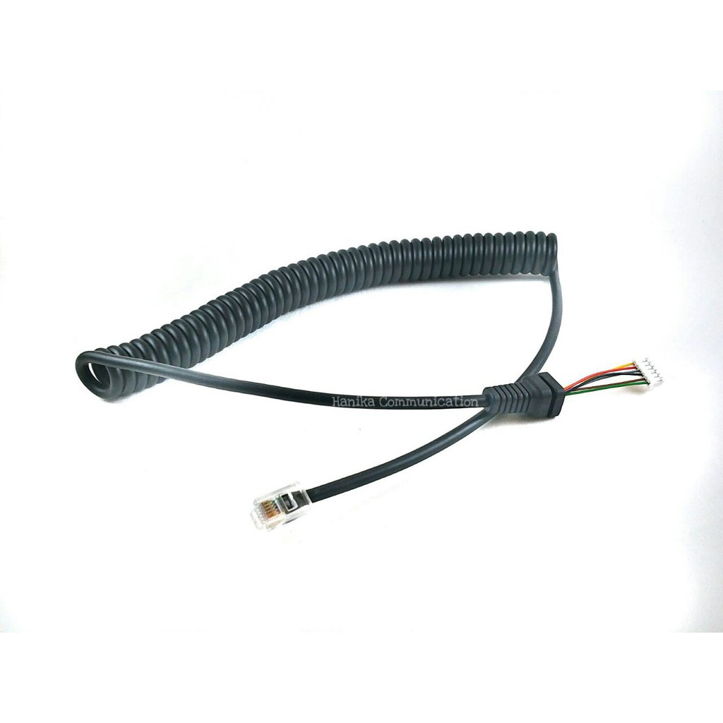 Jual Kabel Hand Mic Yaesu Rig Spiral Cable Microphone Rig Mobil Radio ...