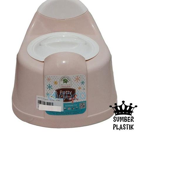 Jual Green Leaf 5108 Pispot Anak Potty Training Portable Trina Closet ...