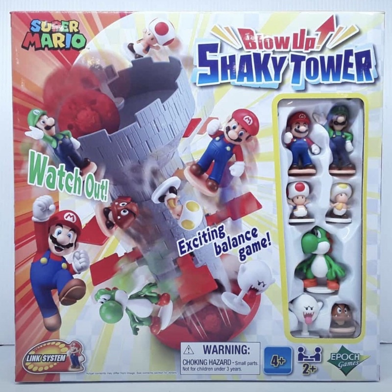 Jual Super Mario Balancing Game Blow Up Shaky Tower / Piranha Plant ...