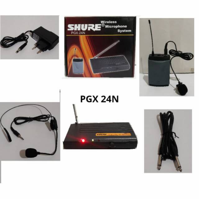Jual Produk Terbaru Mic Bando/Clipon Shure Wireless Mic Imam Dll Mic ...