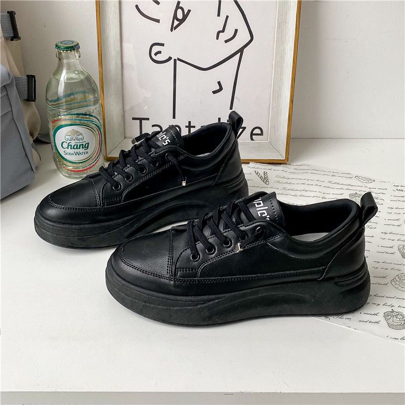 Jual Sepatu Sekolah Wanita Impor Korea School daily Series GM018 BLACK ...