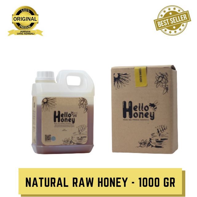 Jual Madu Hello honey 1kg (Manis) | Madu Murni Asli Natural Raw Honey ...