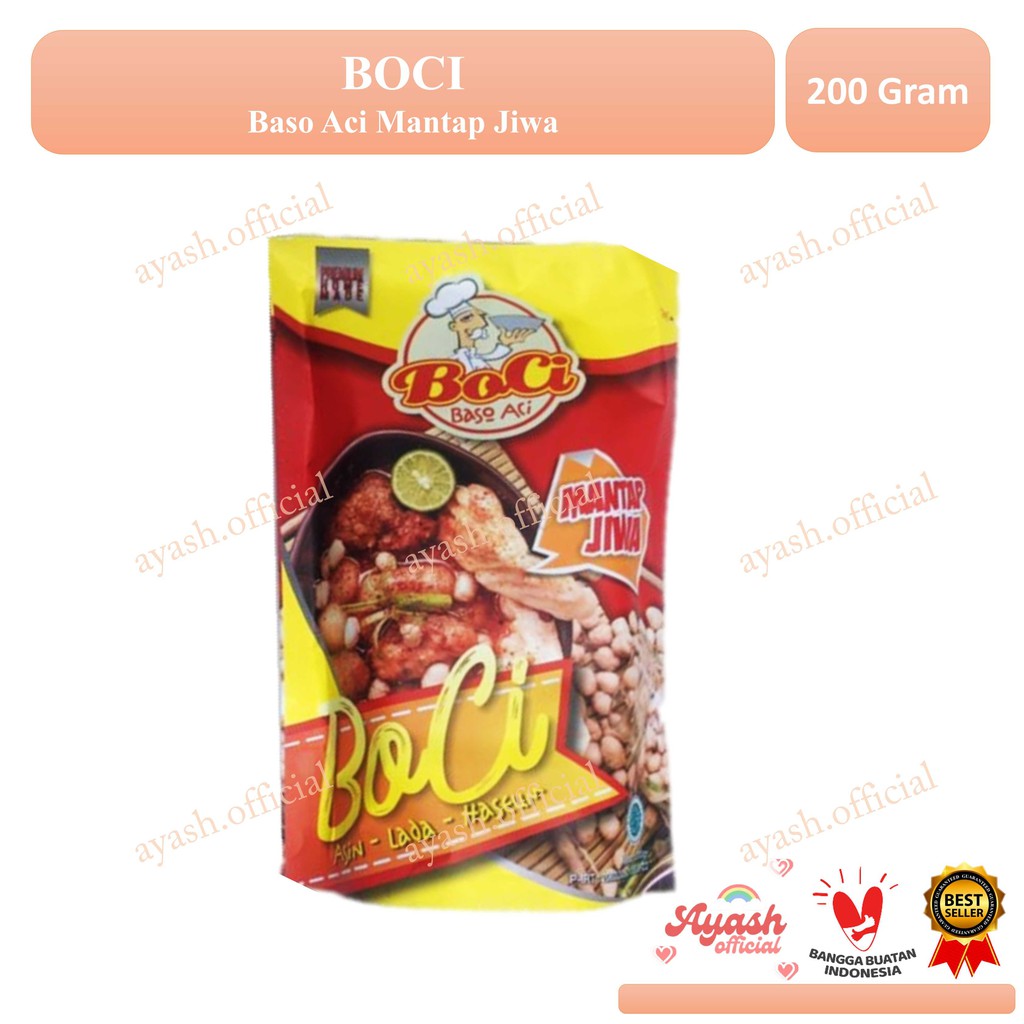 Jual BOCI Bakso Aci Mantap Jiwa - Asli garut | Shopee Indonesia