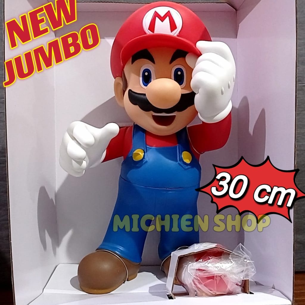 Jual ACTION FIGURE SUPER MARIO BROS MAINAN TOPPER CAKE PAJANGAN BANDAI ...