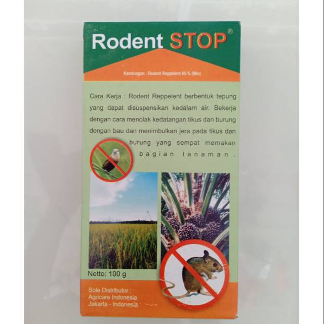 Jual Rodent stop, rodentisida pengusir tikus dan burung 100g | Shopee ...