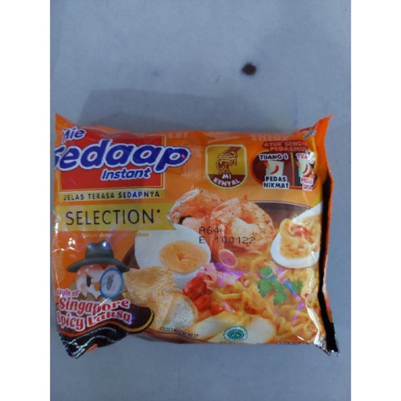 Jual MI SEDAP SINGAPORE SPICY LAKSA - MIE SEDAAP SELECTION KUAH ...