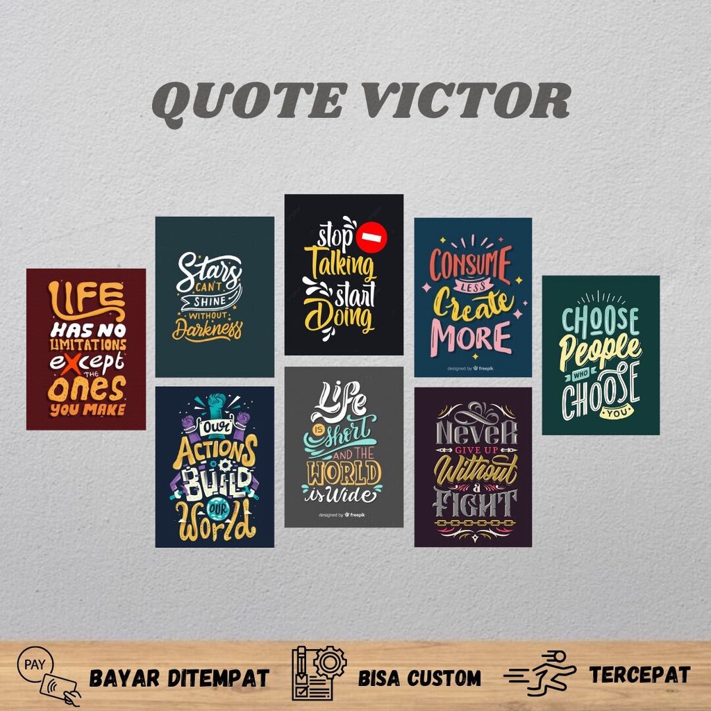 Jual Poster Aesthetic Quote Victor | Poster dinding kamar | Poster ...