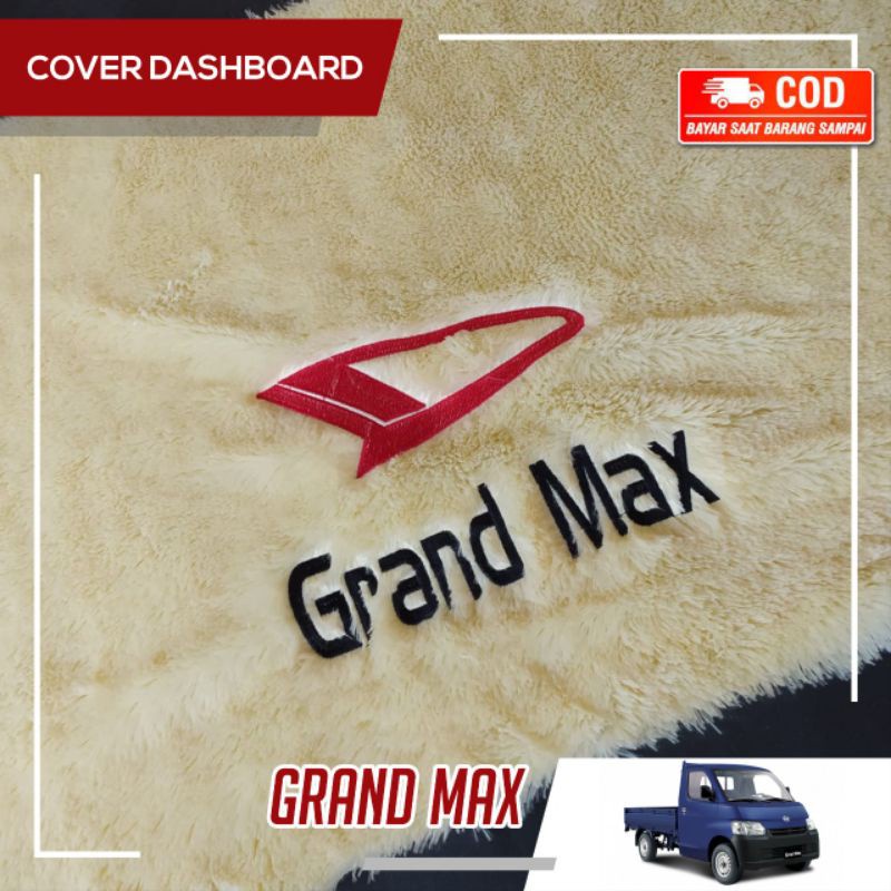 Jual Cover Dashboard MOBIL GRAND MAX Bulu Bordir 3D GRANDMAX Dan Free ...