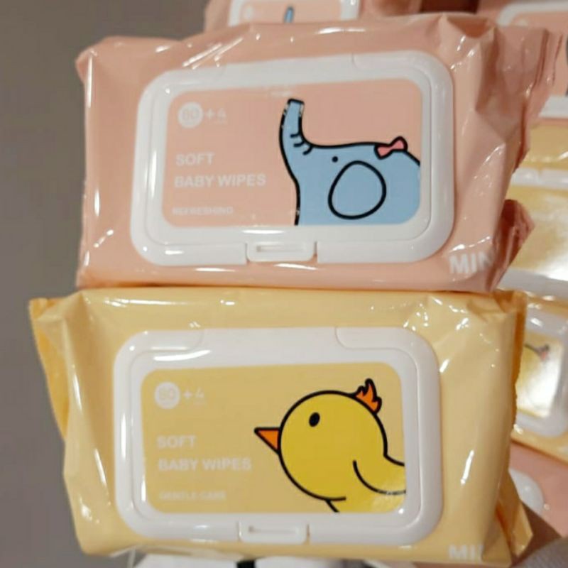 Jual MINISO Soft Baby Wipes / tisu basah miniso | Shopee Indonesia