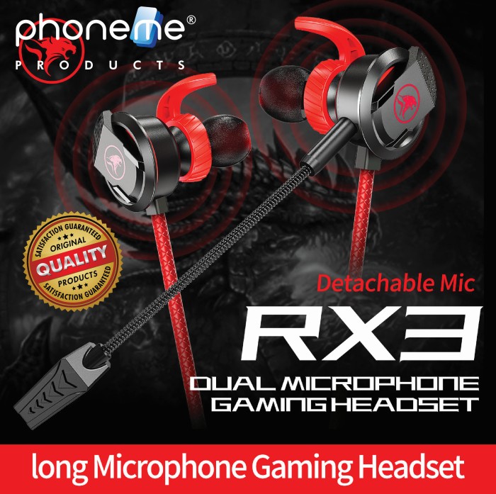 Jual Plextone XMOWI RX3 Gaming Earphone Headset 100% Original | Shopee ...
