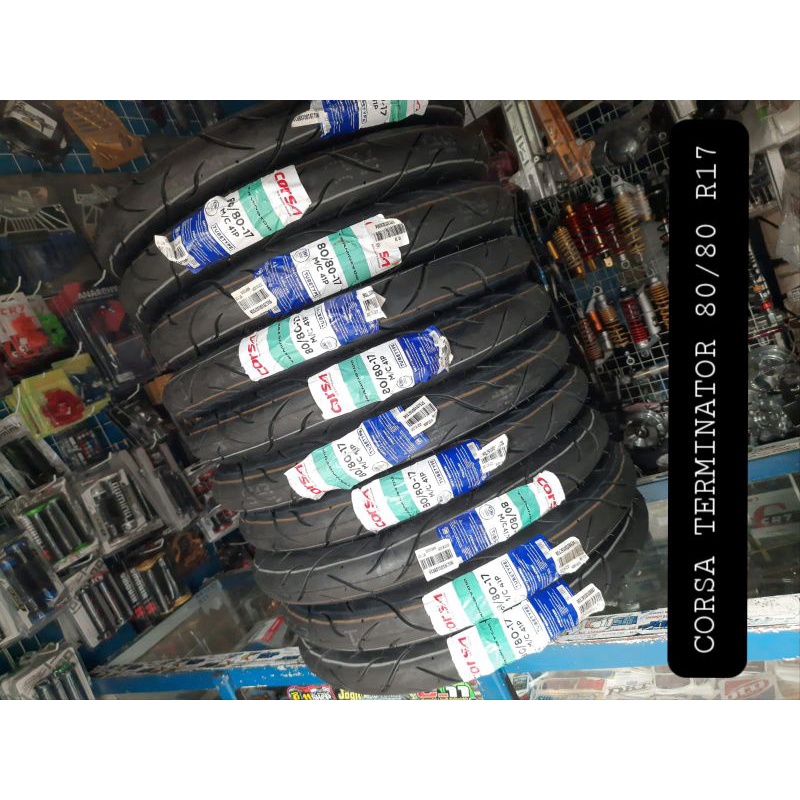Jual Ban corsa terminator ukuran 80/80 ring 17 | Shopee Indonesia