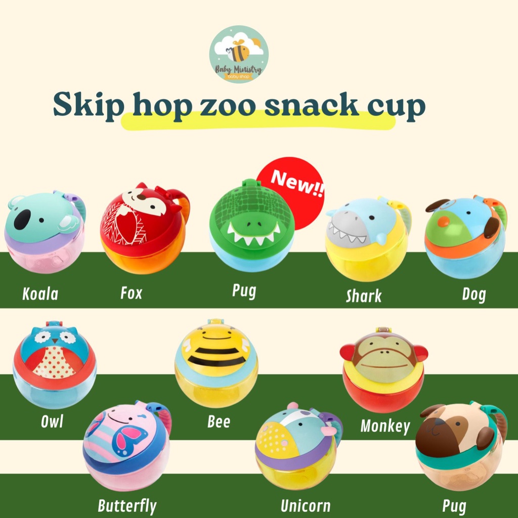 Jual Skip Hop ZOO SNACK CUP Anti Tumpah 100% original !!! / TEMPAT ...