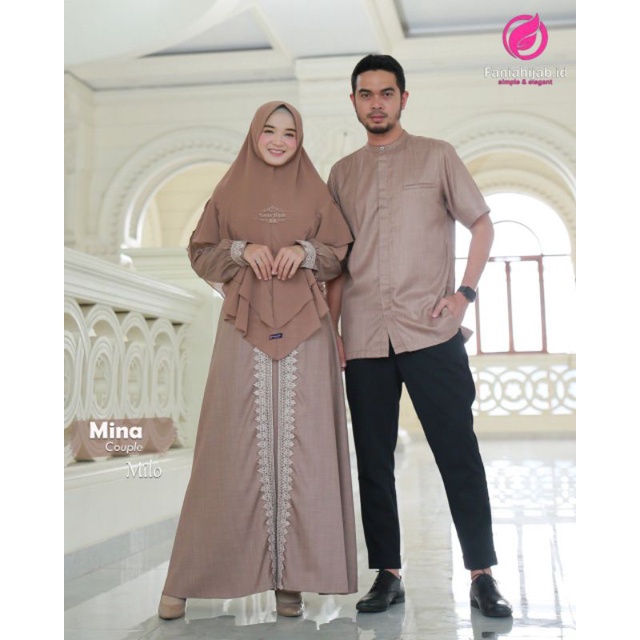 Jual Mina Couple warna Milo By Fani hijab | Shopee Indonesia
