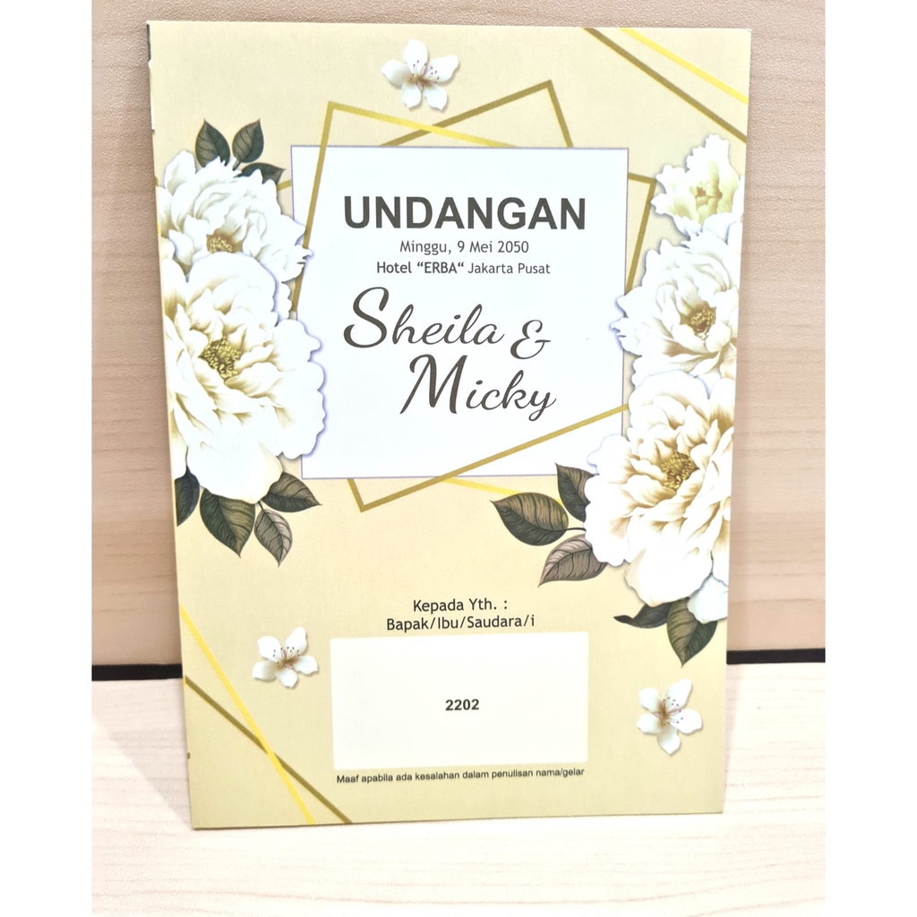 Jual Undangan Blangko ERBA 2202 | Shopee Indonesia
