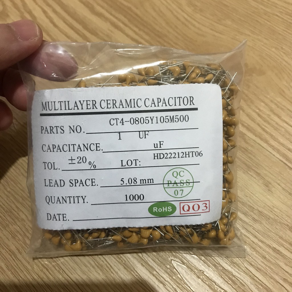 Jual MLCC Multilayer 105 1uf 1000pcs | Shopee Indonesia