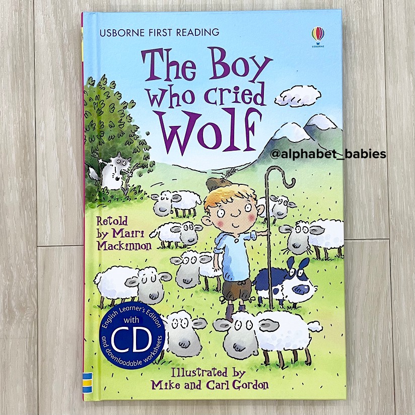 Jual Usborne First Reading - The Boy who cried Wolf Story Book (with CD ...