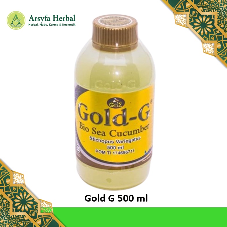 Jual GAMAT GOLD G. Jelly Gamat Gold. Gamat Gold. Gold G ISI 500 ML ...