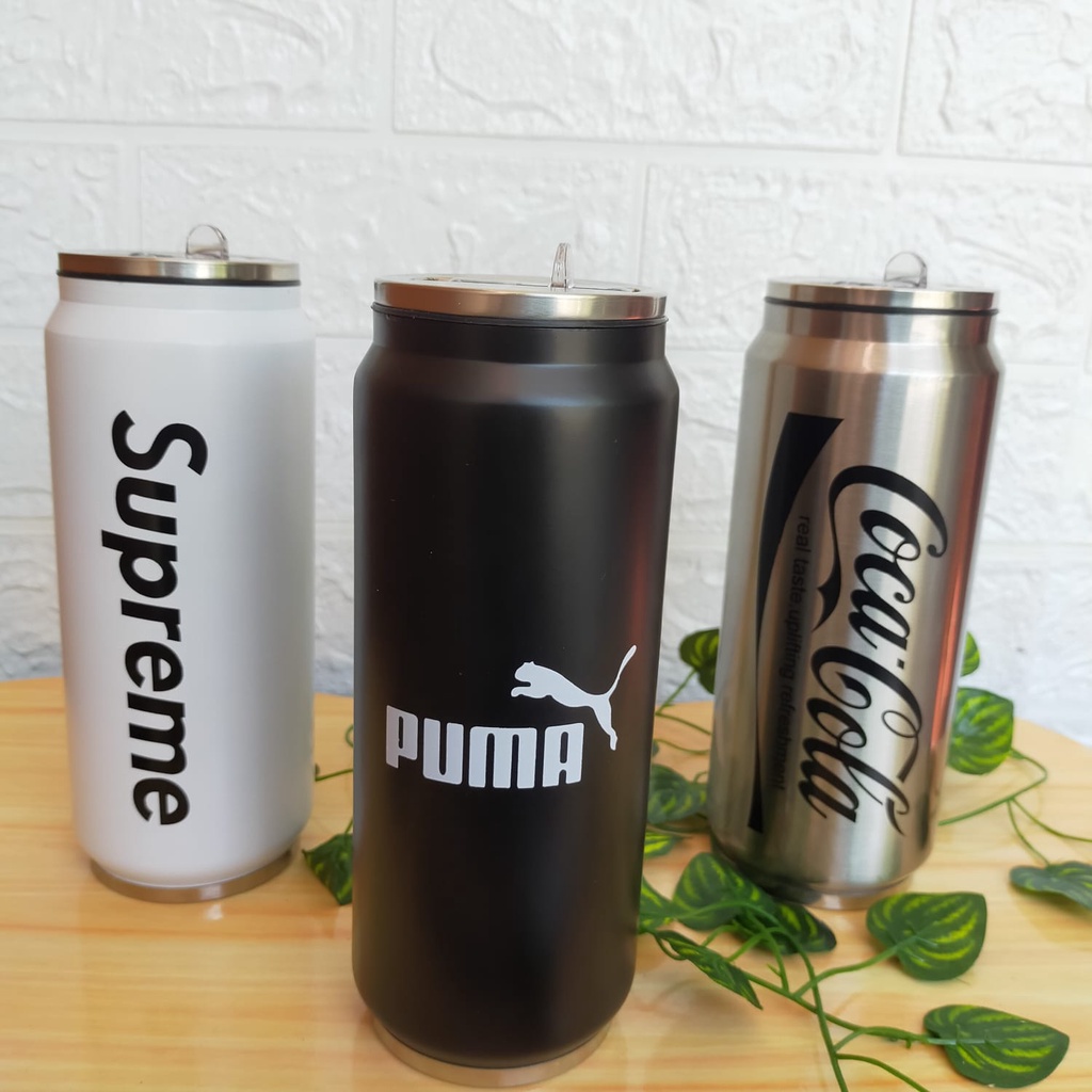 Jual BOTOL MINUM TERMOS AIR MINUM KALENG STAINLESS SEDOTAN VACUM CUP ...