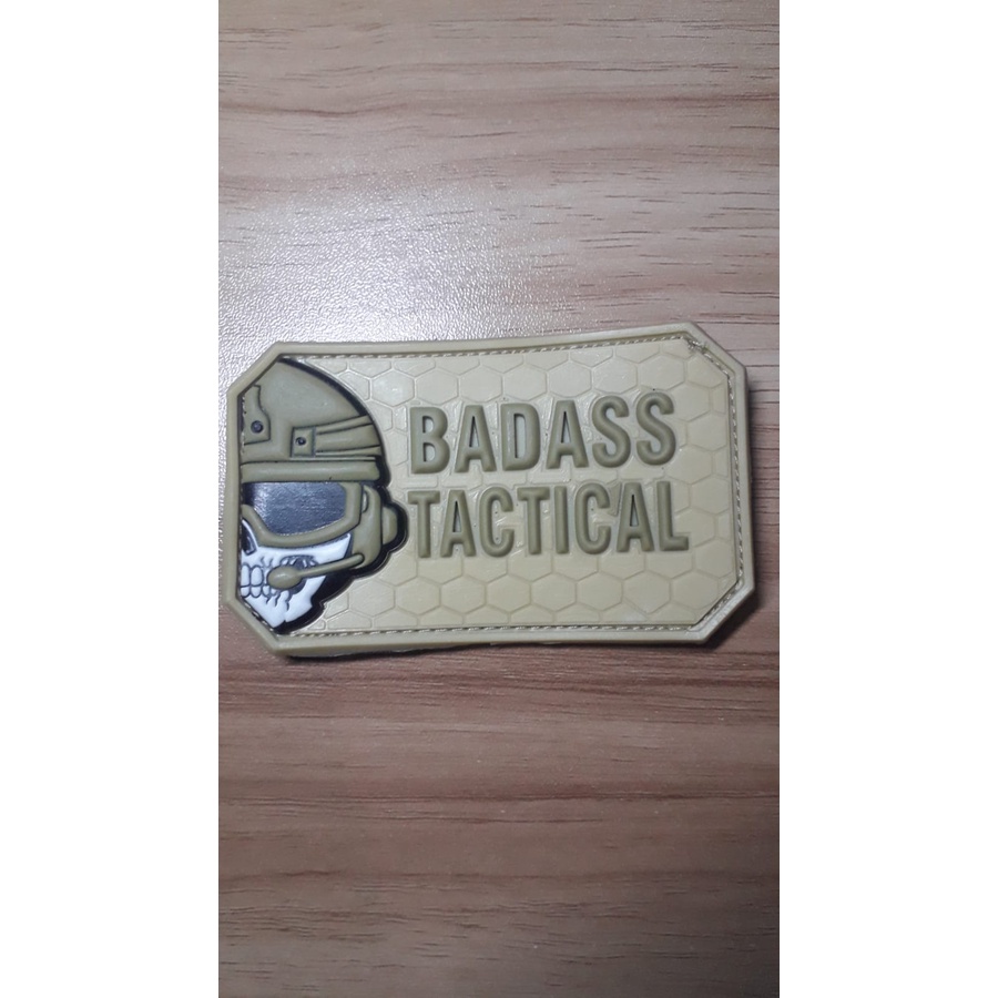 Jual patch rubber karet logo BADASS TACTICAL | Shopee Indonesia