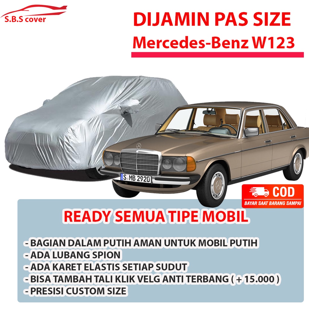 Jual Mercedes-Benz W123 Body Cover Mobil Mercedes-Benz W123 Sarung ...