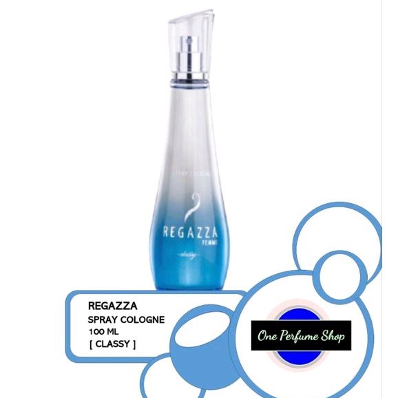 Jual Parfum Regazza Spray Cologne Classy Regaza Biru 100ml | Shopee ...