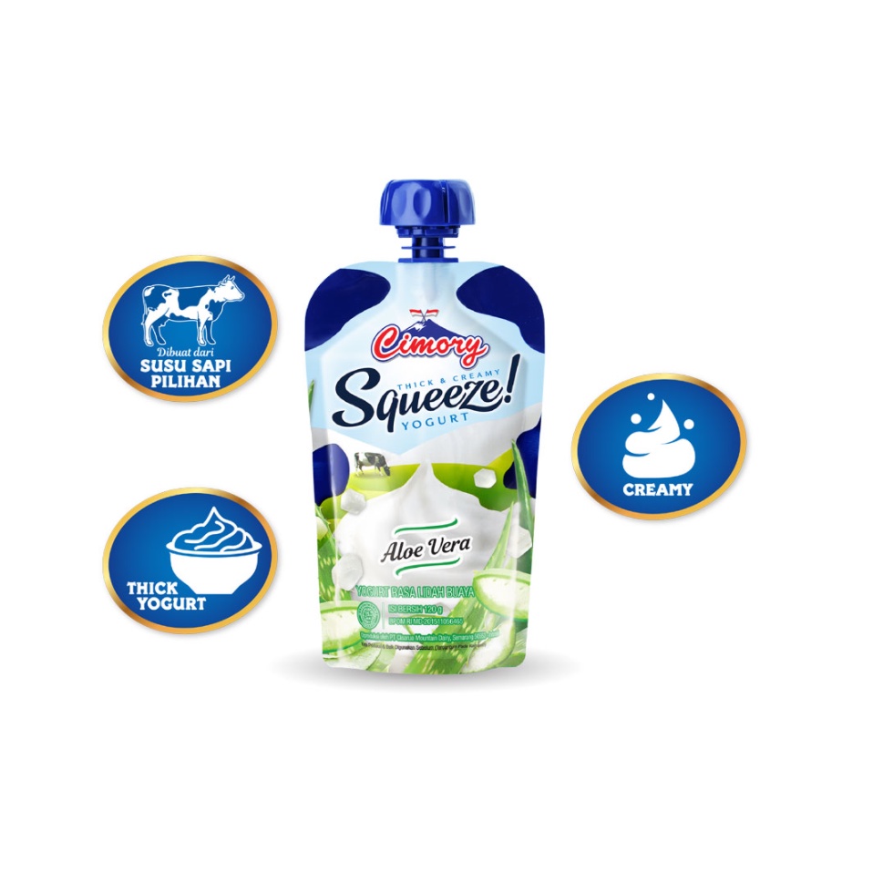 Jual Cimory Yogurt Squeeze Aloe Vera 120 gr | Shopee Indonesia