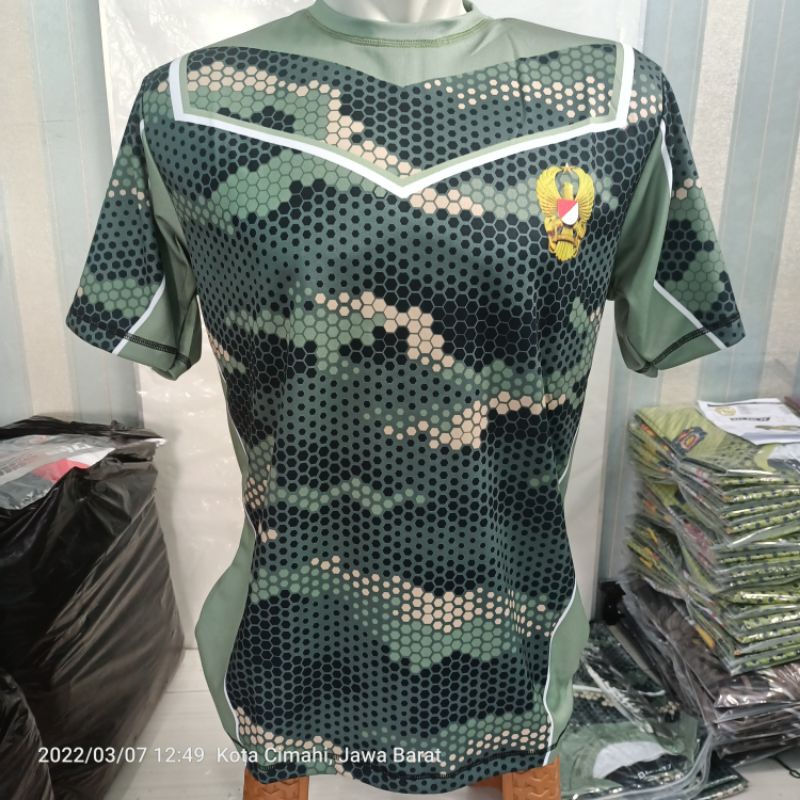 Jual KAOS JERSEY TNI AD motif sisik | Shopee Indonesia