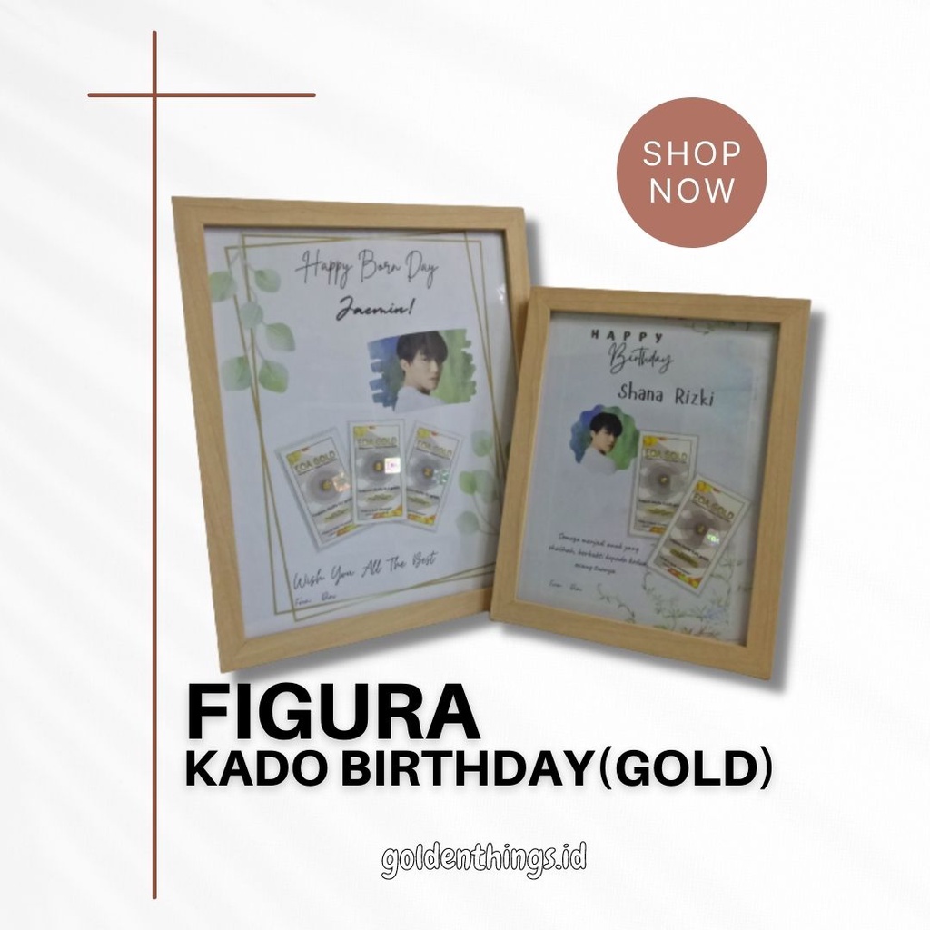 Jual Frame Gift Mini Gold | Kado Ulang Tahun | Kado Birthday | Kado ...