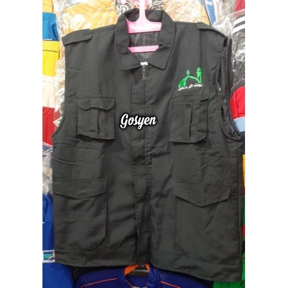 Jual rompi ripstok krah/rompi lapangan/rompi tactical/rompi bordir ...