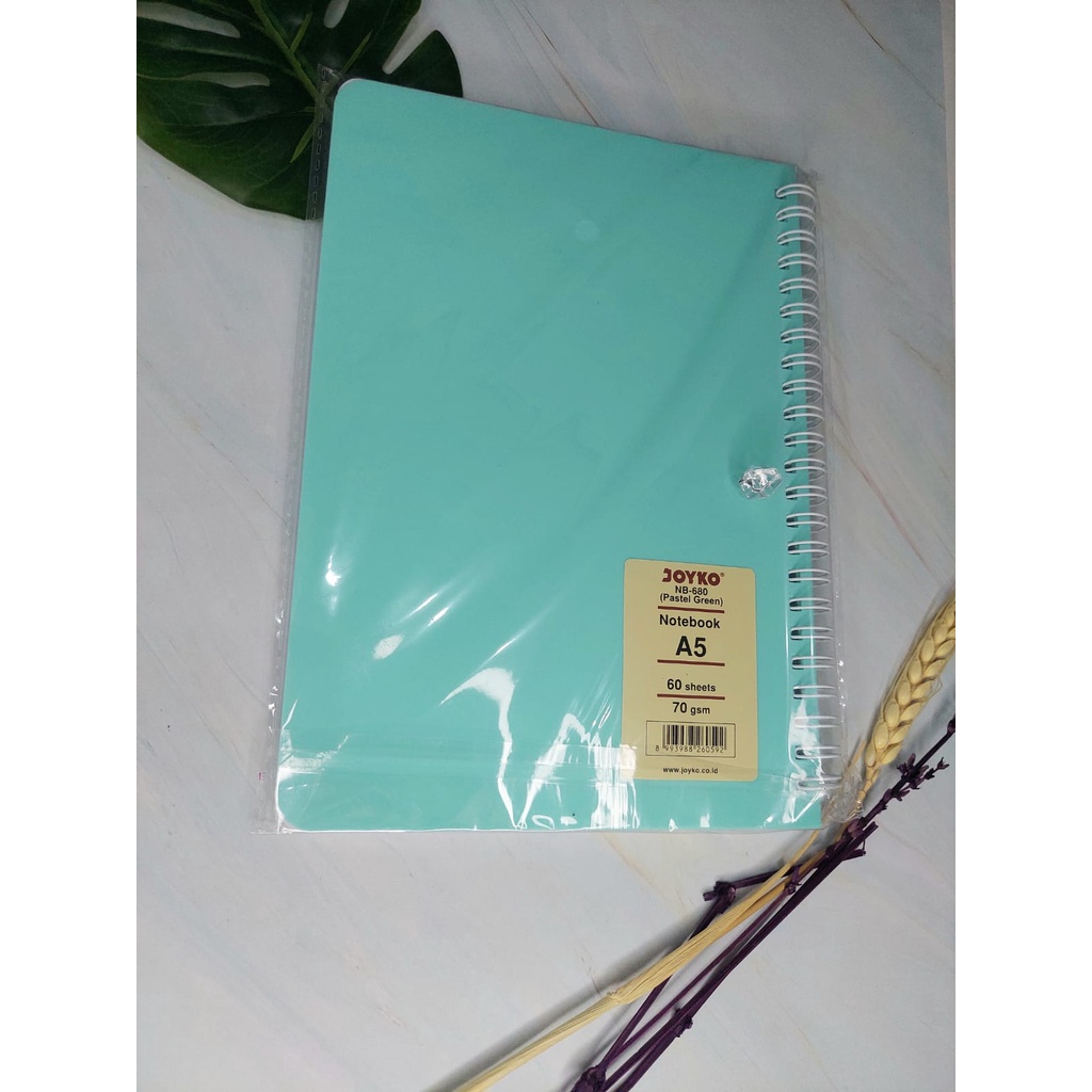 Jual NOTEBOOK / NOTEPAD / BUKU CATATAN SPIRAL A5 JOYKO 60 LEMBAR WARNA ...