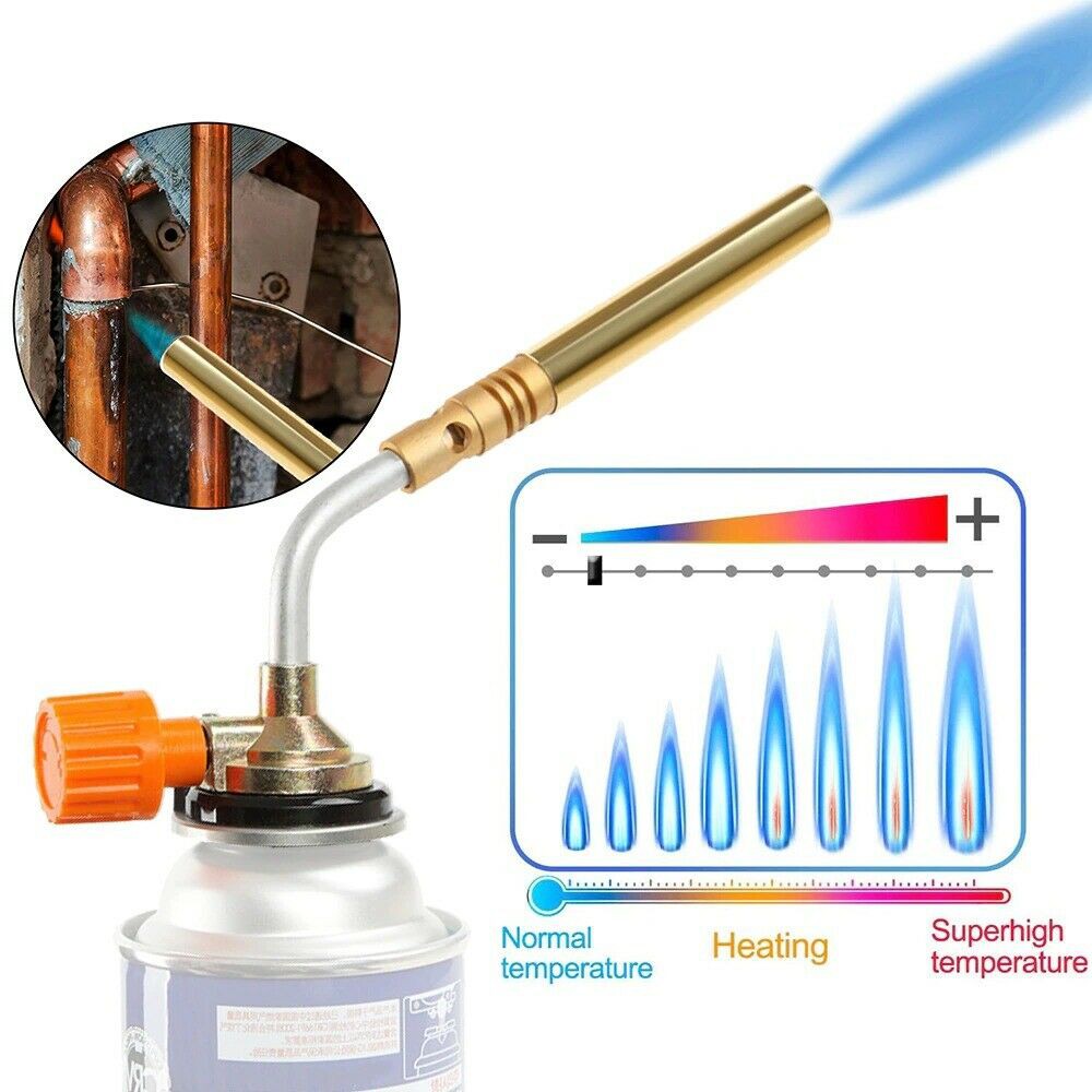 Jual Kepala Gas Metal Butane Torch Head BBQ Flame Gun | Shopee Indonesia