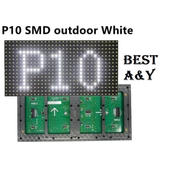 Jual Terkini LED Display P10 SMD Running Text Full Outdoor White Putih ...