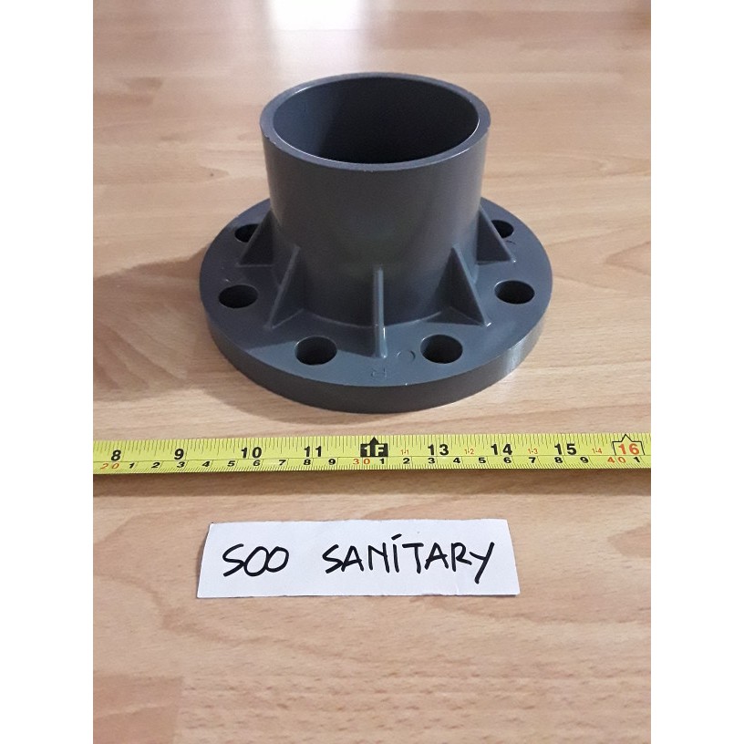 Jual Flange Sock 3" Inch Rucika PVC - Flend Bulat Lubang 8 | Shopee ...