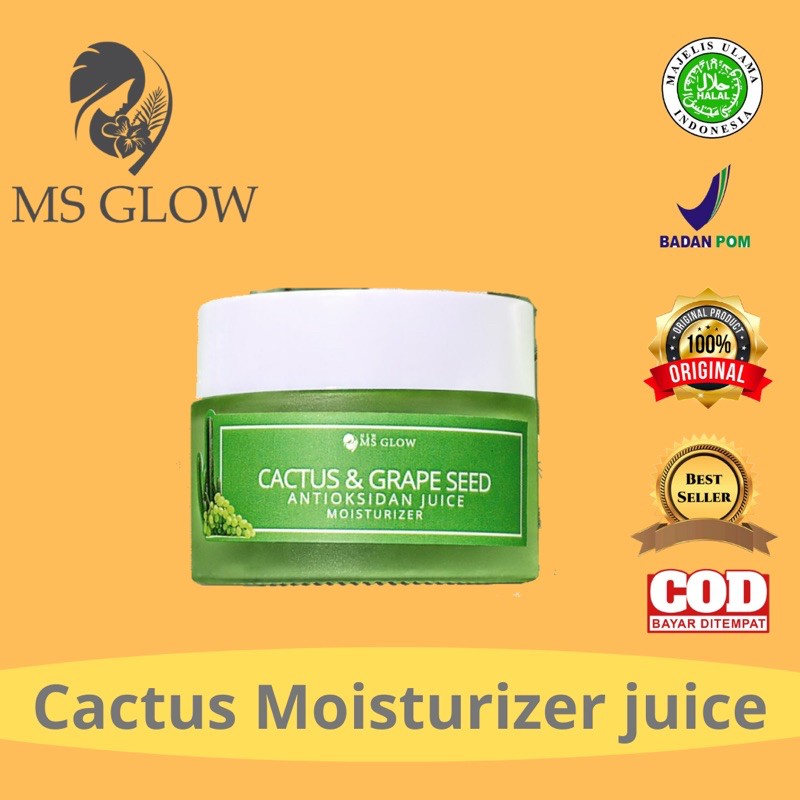 Jual Cactus & Grape Seed Moisturaizer juice Ms Glow | Shopee Indonesia