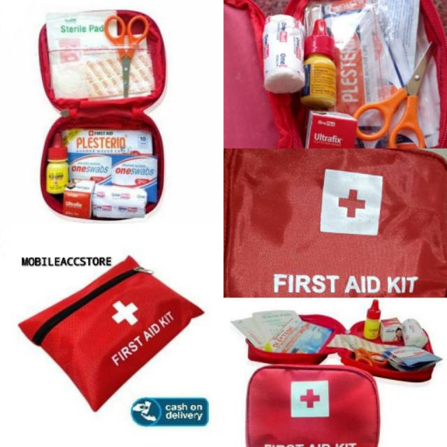 Jual Onemed P3K Tas / Pouch Merah, First Aid Kit P3K Onemed | Shopee ...