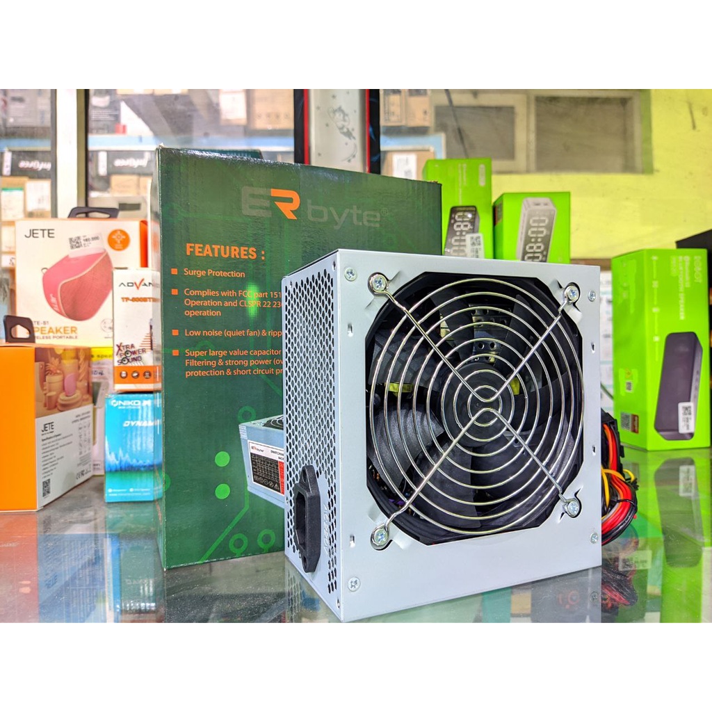 Jual ERSYS / ERbyte PSU 500W Power Supply Desktop 500 Watt Power Supplai PC | Shopee Indonesia