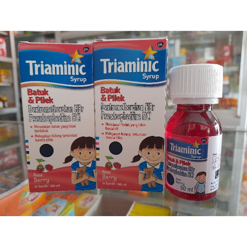 Jual TRIAMINIC BATUK & PILEK SIRUP 60 ML | Shopee Indonesia
