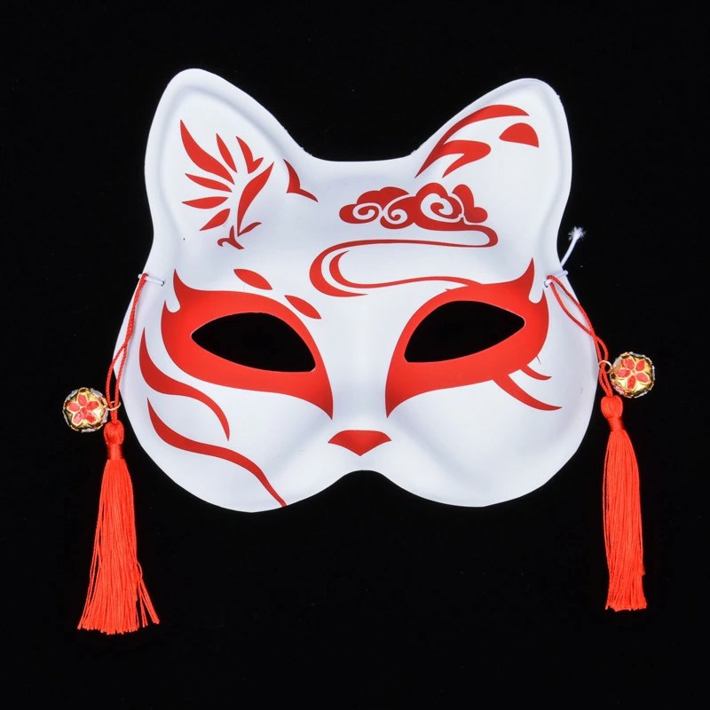 Jual Topeng Anbu Cosplay Ninja Kucing Japanese Anime Demon Slayer Fox ...