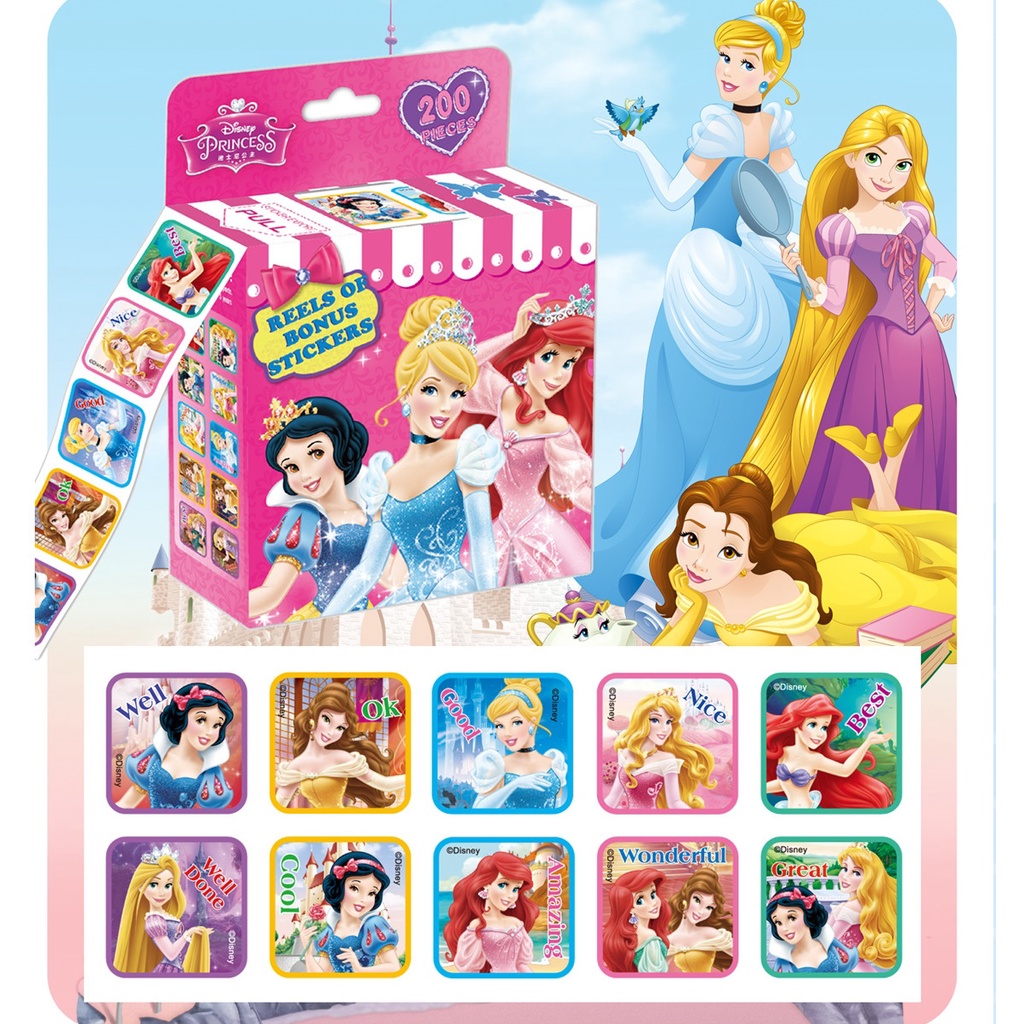 Jual Stiker box mainan anak-anak disney original frozen elsa shopia ...