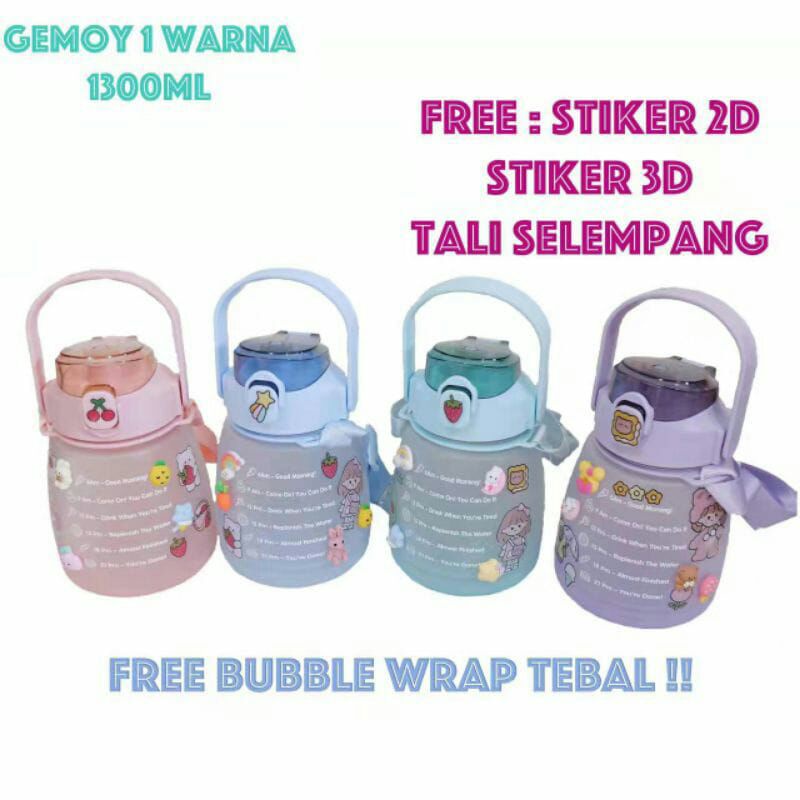 Jual Botol Viral Botol Gemoy isi sekitar 1300 L / korea viral | Shopee ...